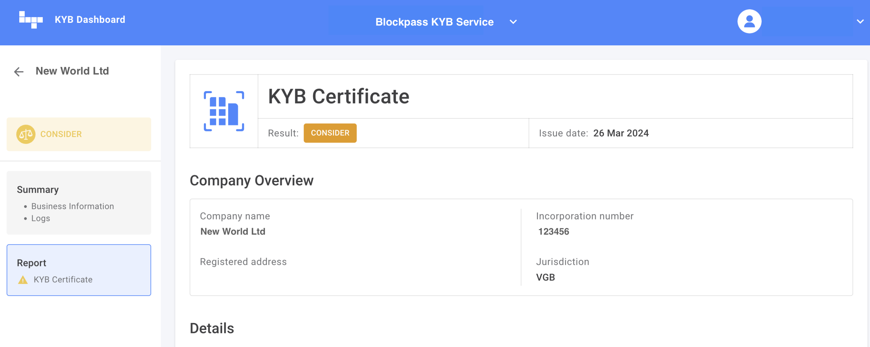 Understanding the Blockpass KYB Verification Process – Help | Blockpass Support