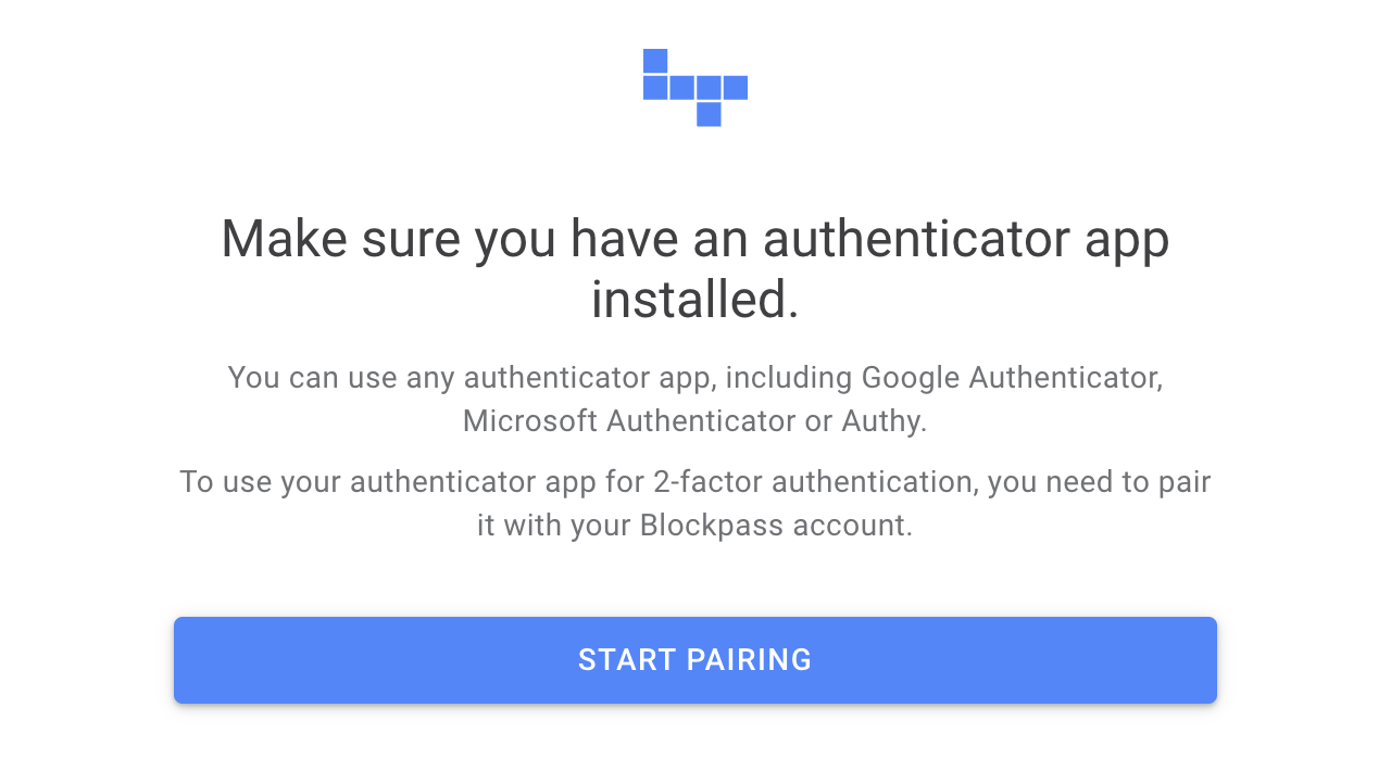 Enabling Two-Factor Authentication (2FA) – Help | Blockpass Support