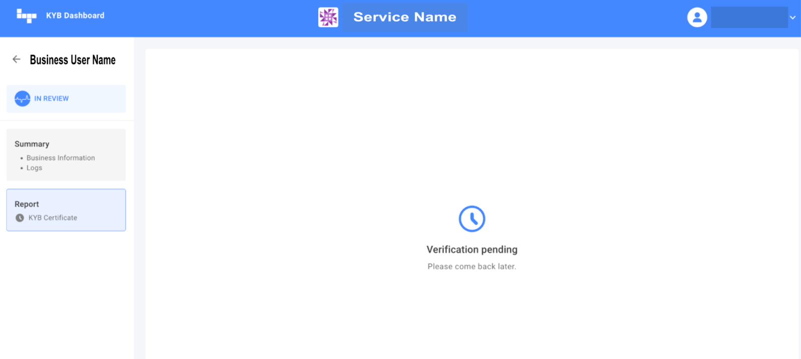 KYB Dashboard Overview – Help | Blockpass Support