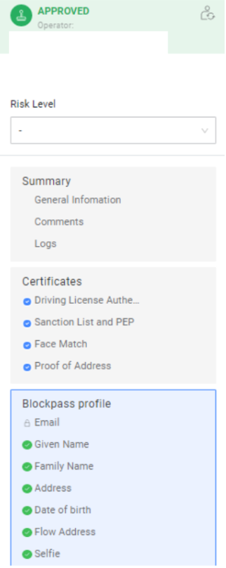 Exploring the User Profile in the Dashboard – Help | Blockpass Support
